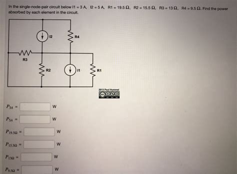Solved In The Single Node Pair Circuit Below 11 3 A 12