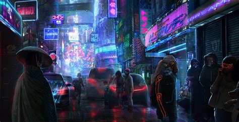 Cyberpunk Tokyo Art Cyberpunk City
