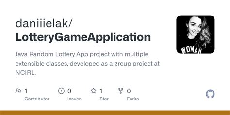 github daniiielak lotterygameapplication java random lottery app