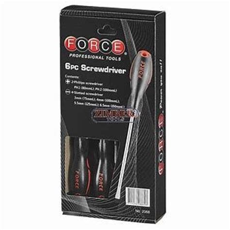 Force 2068 6pc Screwdriver Set Eezee