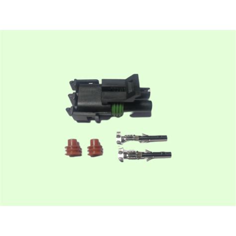 Conector Delphi 2 Vias Macho Shopee Brasil