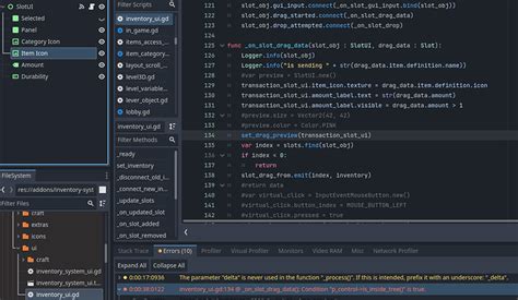 Trying To Assign A Scene As Dragpreview Help Godot Forum