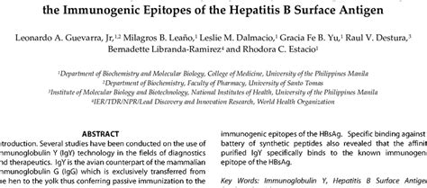 Initial Laboratory Results Download Table