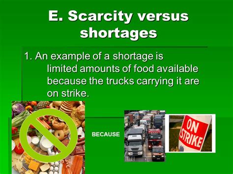 Scarcity Examples In Economics