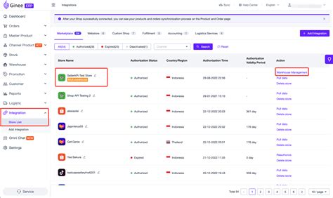 Tokopedia Multi Gudang Ginee