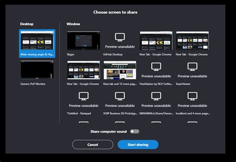 javascript - How can change the sharing screen of google chrome? - Stack Overflow