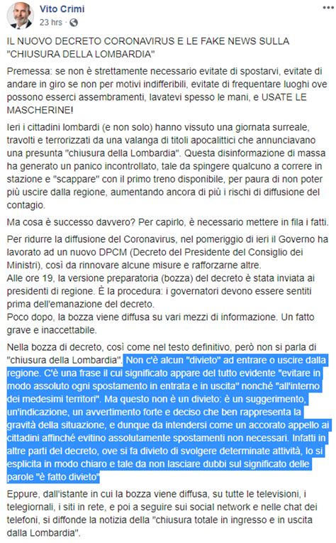 Il Pasticcio Del DPCM Tra Apertura Delle Zone Rosse E Autocertificazione