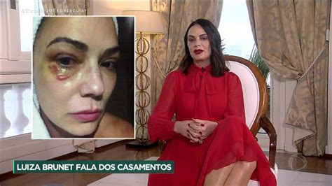 Luiza Brunet fala sobre histórico traumático de violência doméstica