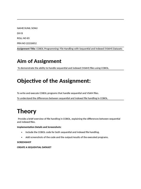 assignment cobol 5 1 pdf