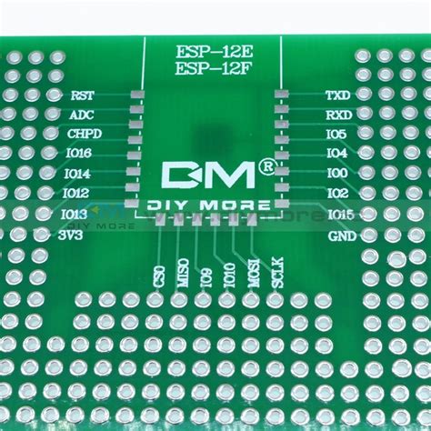 5x7cm Prototype Pcb Breadboard For Esp8266 Esp 12f12e Esp32 Diymore