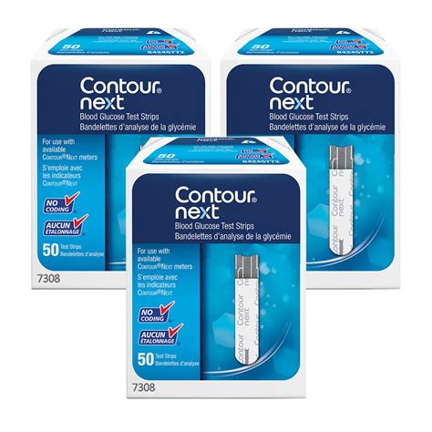 Bayer Contour Next Test Strips 150 Count Total Diabetes Supply