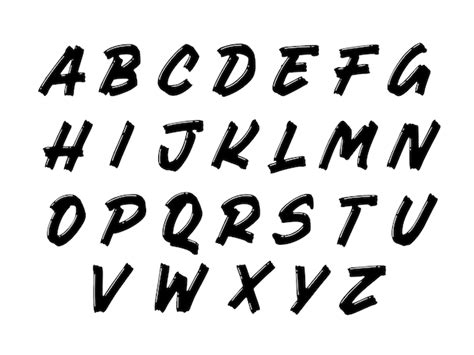 Premium Vector Custom Capital Alphabet Collection Vector