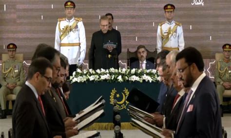 Caretaker Pm Kakars Cabinet Sworn In Outlook Times