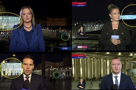Czterej Korespondenci Tvp W Watykanie W Tym Danuta Holecka Natematpl