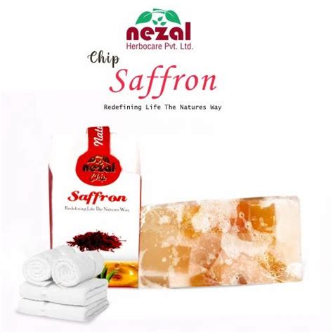 Nezal Chip Saffron Handmade Soap At Rs 90piece Chip Handmade Soap In