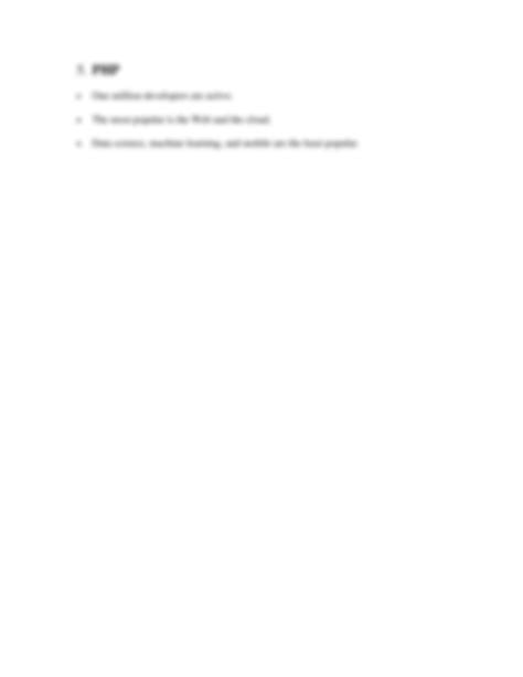 Solution 5 Top 5 Programming Language With Biggest Community Support
