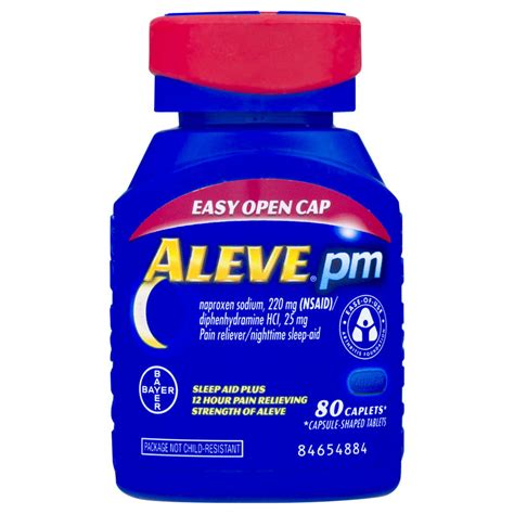 Aleve Pm Caplets 80ct