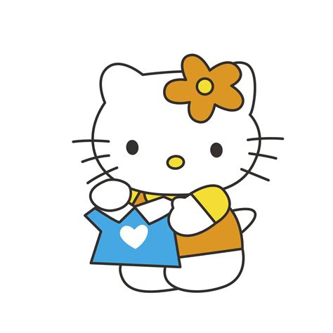 Hello Kitty With Cute Pose 22788406 Vector Art At Vecteezy