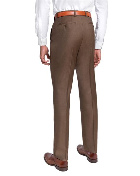 Santorelli Mens Loro Piana Wool Comfort Waistband Trousers Neiman Marcus