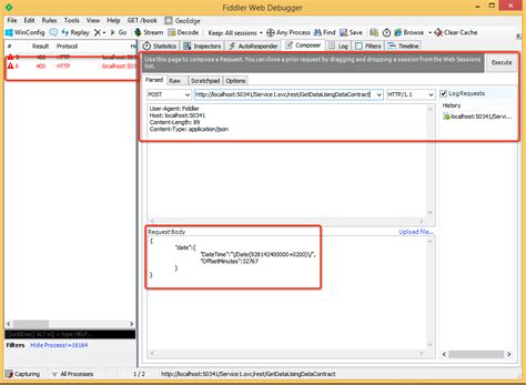 Json 400 Bad Request Error In Wcf Restful Service Caused By