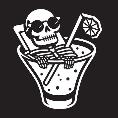 Premium Vector Floating Skeleton Svg