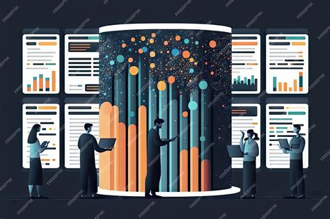 Premium Photo | Data mining project with team of data experts working together to analyze and ...