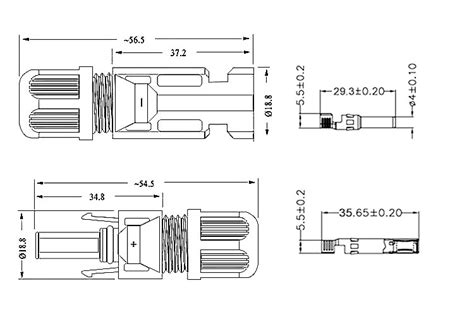 China Solar Cable Connector Male Female Waterproof Manufacturers Suppliers