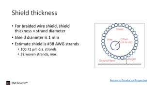 How To Extract Shielded Cable Properties For Radiated Susceptibility Ppsx