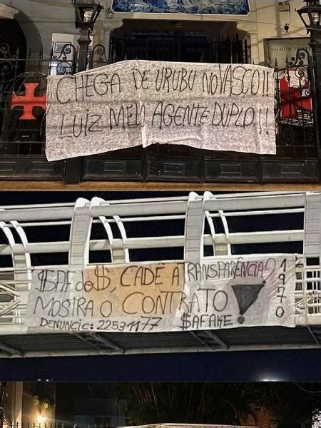 Vasco Torcida Faz Novo Protesto Contra Membros Da Diretoria E SAF