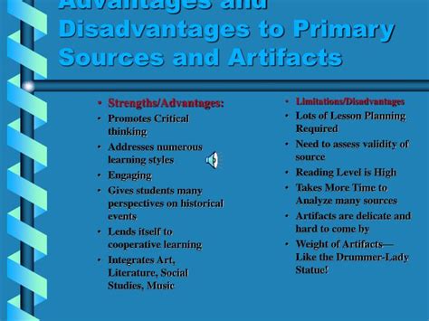 PPT Artifacts And Primary Sources PowerPoint Presentation ID 1245182