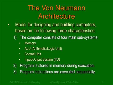 Ppt The Von Neumann Architecture Odds And Ends Powerpoint Presentation Id 723033