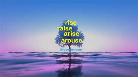 Rise Raise Arise Arouse Difference And Usage LinguoDan
