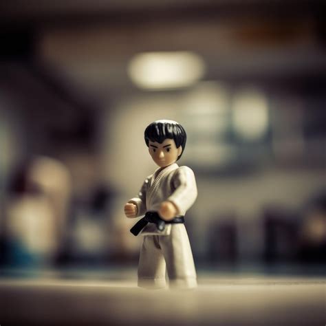 premium ai image the disciplined world of martial arts practicing