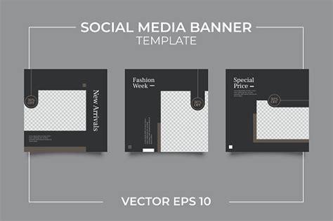 소셜 네트워크 이야기와 게시물에 대한 트렌디 한 편집 템플릿 0명에 대한 스톡 벡터 아트 및 기타 이미지 0명 개념 개체 그룹 Istock