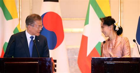 文대통령 한 미얀마 경협 산단 동반성장 기여 수치 한국 드라마 익숙 종합