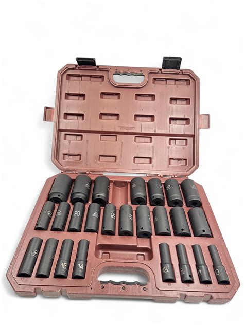 Matco 26 Pc 1 2 Drive Metric 6 Point Adv Deep Impact Socket Set