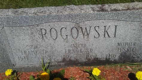 Frank Rogowski Jr 1941 1957 Mémorial Find A Grave