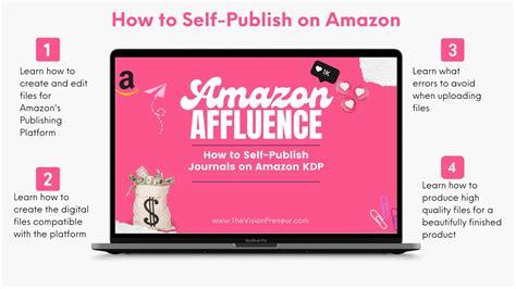 How To Self Publish On Amazon Create Journals And Ebooks On Amazon Design Publish And Sell