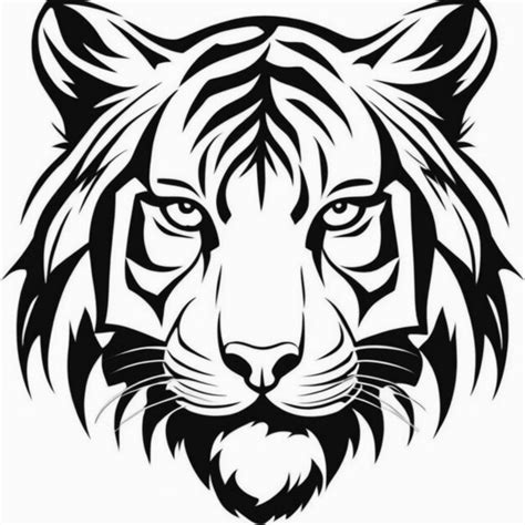 Tatuaje Tribal Del Tigre Foto Premium