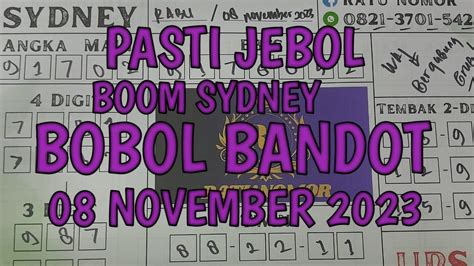 PREDIKSI SIDNEY HARI INI 08 NOVEMBER 2023 BOCORAN TOGEL SYDNEY HARI