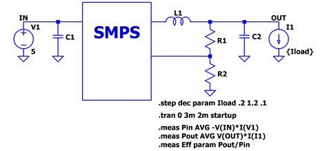 Ltspice Using Meas And Step Commands To Calculate Efficiency Analog Devices