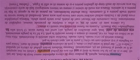Transcrie Din Text A Un Substantiv Simplu B Un Nume Predicativ C Un