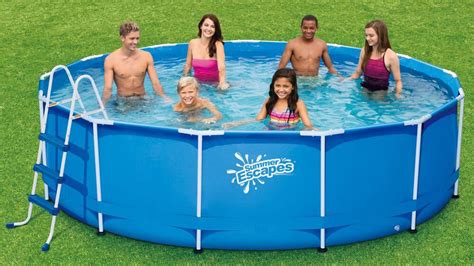 Каркасный бассейн Polygroup Summer Escapes 427х132 см + лестница ...