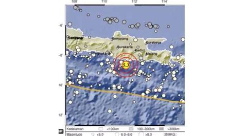 Gempa Bumi Terkini Hari Ini Di Pacitan Jawa Timur Info Pusat Gempa