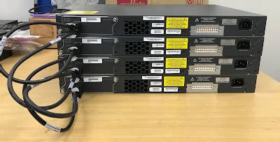 My Network Lab Stacking A Cisco X Switch
