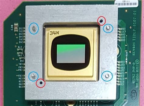 DLP LightCrafter 9000 EVM Mounting Positioning Information DLP