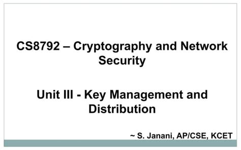 Key Management Ppt