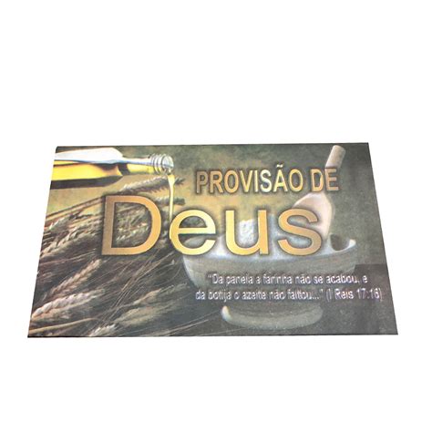 Envelope Provisão de Deus Colado 16x10 cm 100 unidades Novo Israel