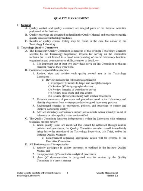 17 Quality Management Version 22 Pdf Assay Gas Chromatography