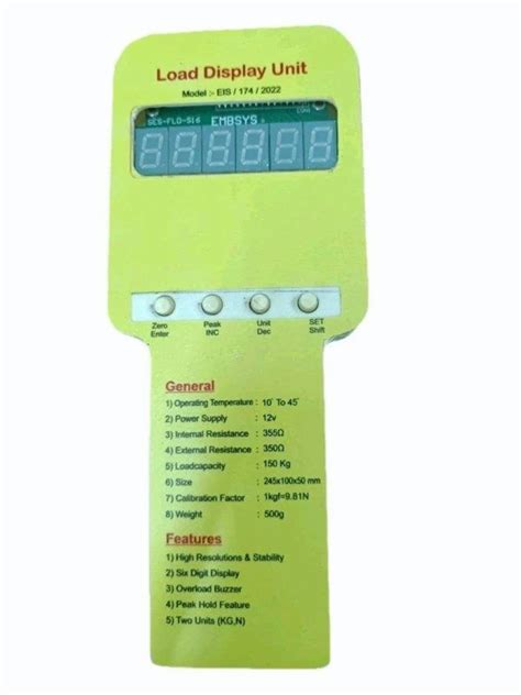 Load Cell Display Unit At ₹ 50000piece In Noida Id 2850516591733